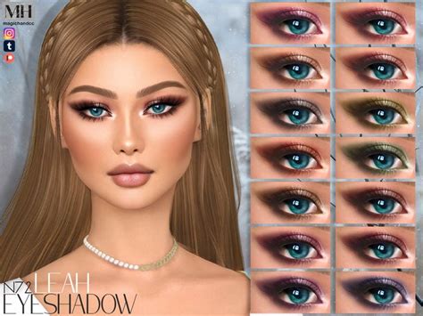 Leah Eyeshadow N72 Eyeshadow Sims 4 Cc Makeup Sims 4 Cc Eyes