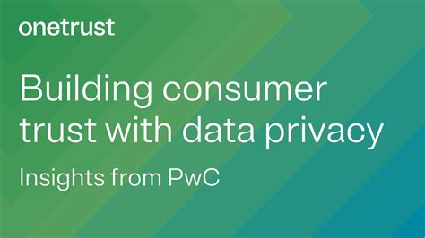 Onetrust Privacy And Data Governance On Linkedin Building Consumer Trust With Data Privacy