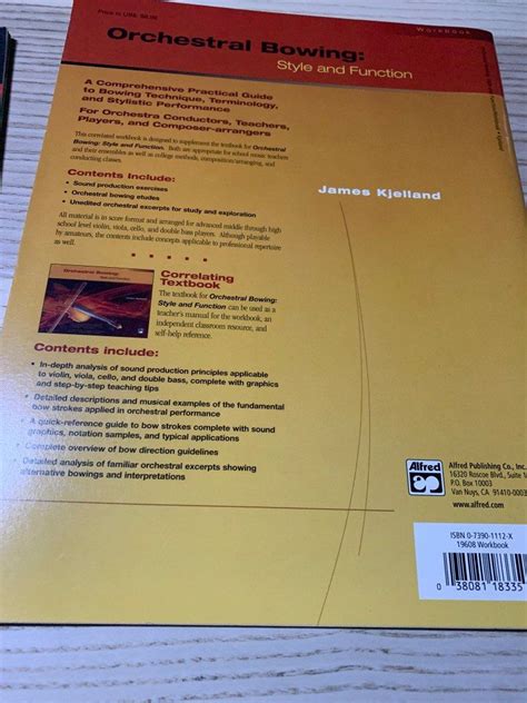 Violin Orchestral Bowing Style And Function Hobbies And Toys Books