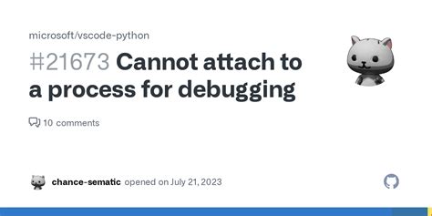 Cannot Attach To A Process For Debugging · Issue 21673 · Microsoftvscode Python · Github