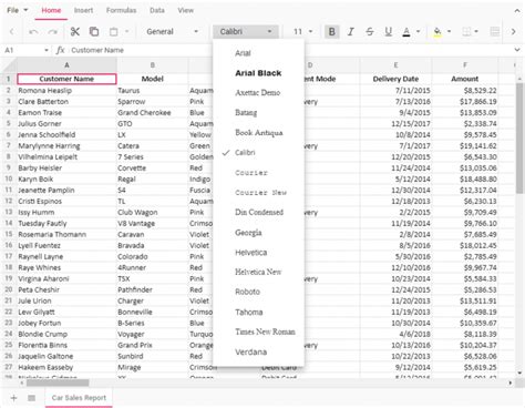 Formatting The Essential Javascript Spreadsheet Cell Formatting