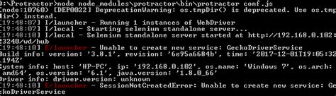 Protractor Doesn T Find Webdriver S Firefox Driver Automatically When Running Local Tests