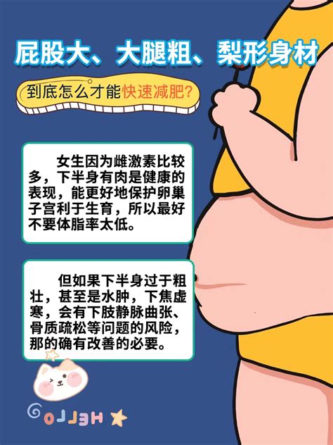 屁股大大腿粗的梨形身材到底怎么才能快速减肥 哔哩哔哩