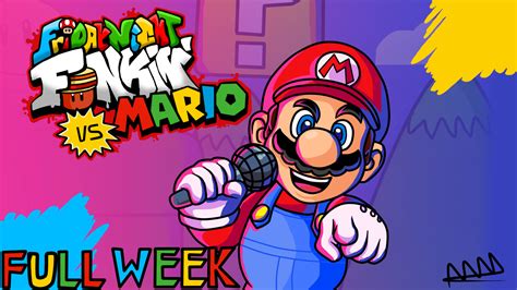 V15 Vs Mario Full Week Mod For Friday Night Funkin Fnf Mods