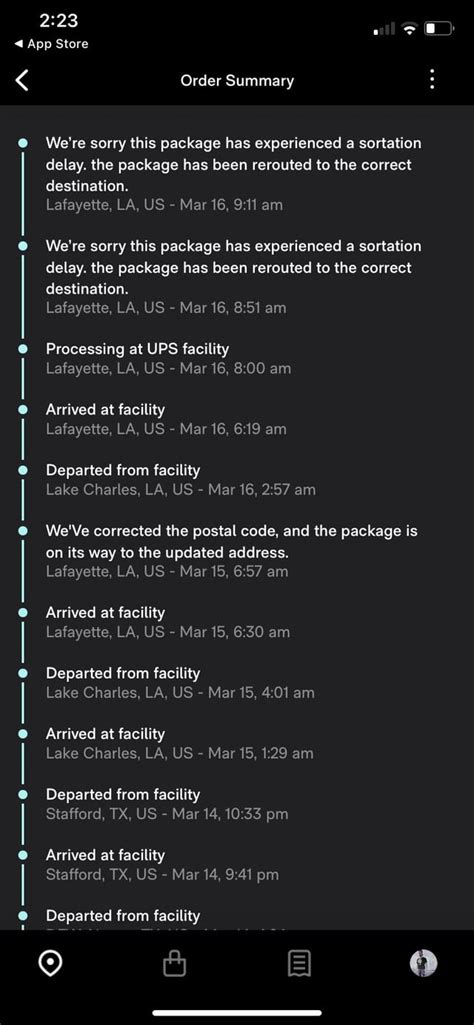 Sortation Delay Rups