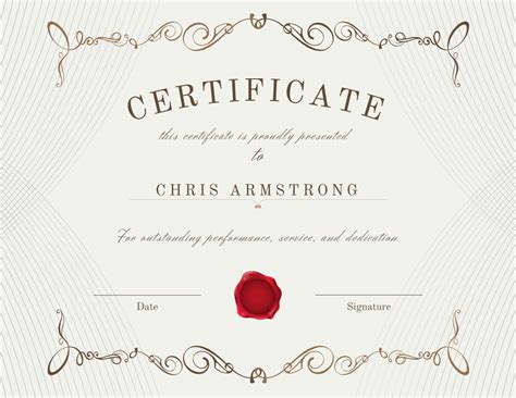 Award For Outstanding Performance Online Certificate Template Vistacreate