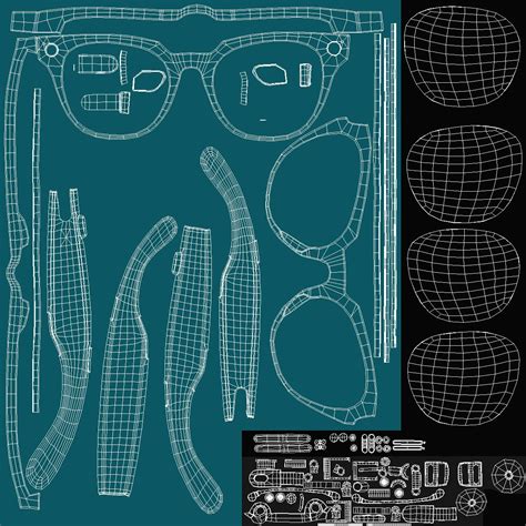 Classic Style Smart Glasses 3d Model 24 3ds Blend C4d Fbx Max