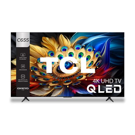 טלוויזיה חכמה 85 אינץ TCL 85C655 QLED 4K HDR Google TV יבואן רשמי