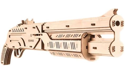 Rifle Wooden 3d Model Cnc Router Projects Free Free Vector