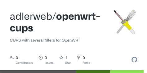 GitHub Adlerweb Openwrt Cups CUPS With Several Filters For OpenWRT