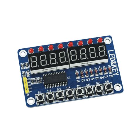 Módulo Display 7 Segmentos 8 Dígitos Tm1638 Makerhero