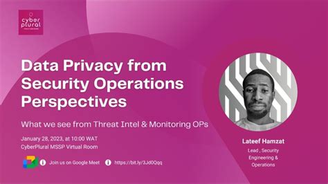 M Muktar Suleiman On Linkedin In Commemoration Of Data Privacy Week 2023 We Will Be Sharing