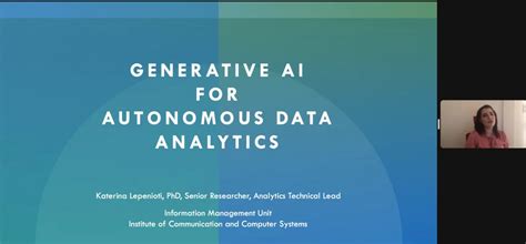 Generative Ai For Autonomous Data Analytics Information Management Unit