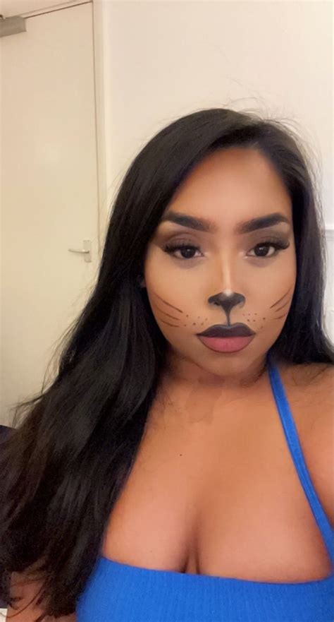 Easy Cat Make Up Look 🐱 Cat Halloween Makeup Cute Halloween Makeup Cat Costume Makeup