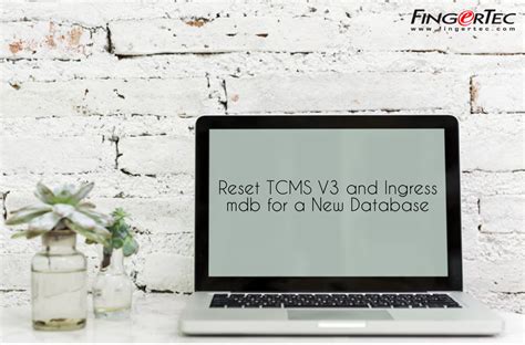 Reset Tcms V3 And Ingress Mdb For A New Database Fingertec Technical Blog