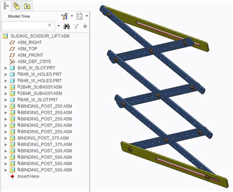 How To Create A Scissor Lift In Creo Ptc Community