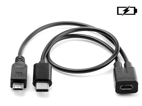 Micro Usb Female To Usb 31 And Micro Usb Male Splitter Extension Charge Cable