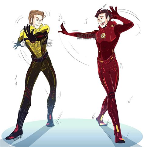 Barry Allen Eobard Thawne Eobarry Флэш Слэш Герои