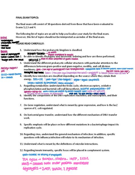 Final Exam Topics 2021 Final Exam Topics The Final Exam Will