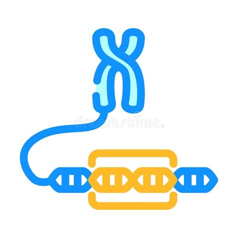 Gene Genetic Engineering Color Icon Vector Illustration Stock Illustration Illustration Of