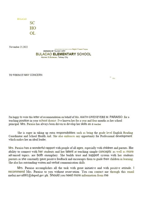 Reccomendation 1 Pdf