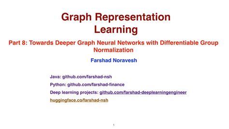 Part 8 Towards Deeper Graph Neural Networks With Differentiable Group Normalization Youtube