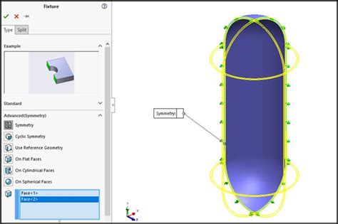 Analyzing The Symmetrical Models In Solidworks Simulation