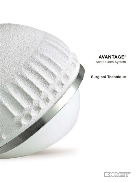 Avantage Acetabular System Surgical Technique Pdf