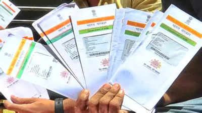 How To Check Aadhaar Card History Times Of India
