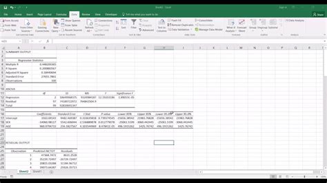 Residual Graph Excel Power Bi Line Chart Compare Years Line Chart