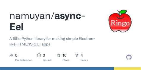 GitHub Namuyan Async Eel A Babe Python Library For Making Simple Electron Like HTML JS GUI Apps