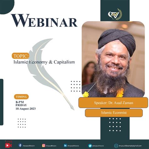 Tnv Youth Forum On Linkedin We Are Having An Insightful Webiner On Islamic Economy And Capital