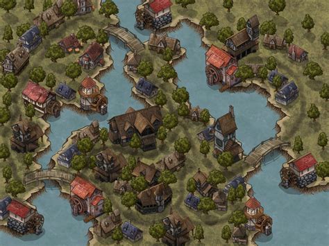 Riverside Village Inkarnate Create Fantasy Maps Online