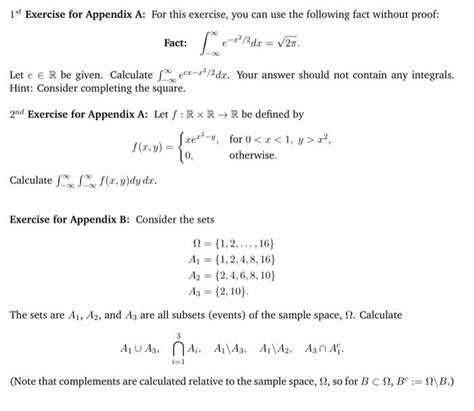 Solved 1st Exercise For Appendix A For This Exercise You
