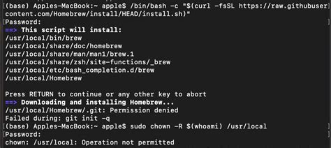 How To Install Homebrew On Macos Complete Installation Guide Geeksforgeeks