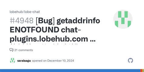Bug Getaddrinfo Enotfound Chat 链接插件网的时候报错 · Issue