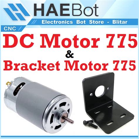 Jual HAEBOT Dinamo Bracket DC Motor Mm Bor DIY RPM Tinggi Kuat High Speed Power Mikro