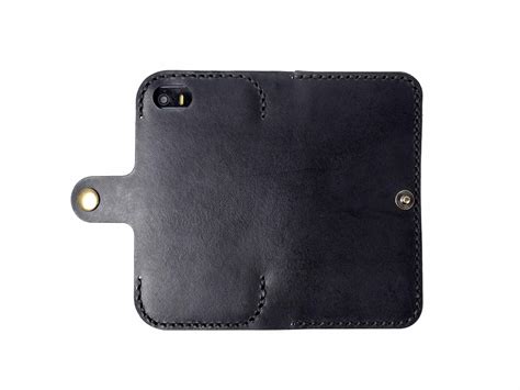 leather wallet case for omnipod dash pdm or omnipod 5 controller hand