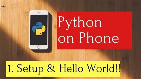 learn python programming on mobile phone 01 youtube
