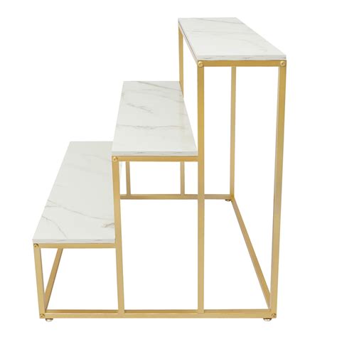 3 Tier Metal Shoe Handbag Display Stand Display Riser Boutique Nesting