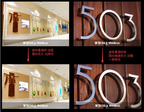图片动感放大jq特效 div css图文列表布局 divcss5
