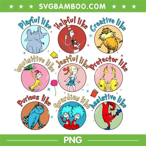Dr Seuss Characters Saying Png