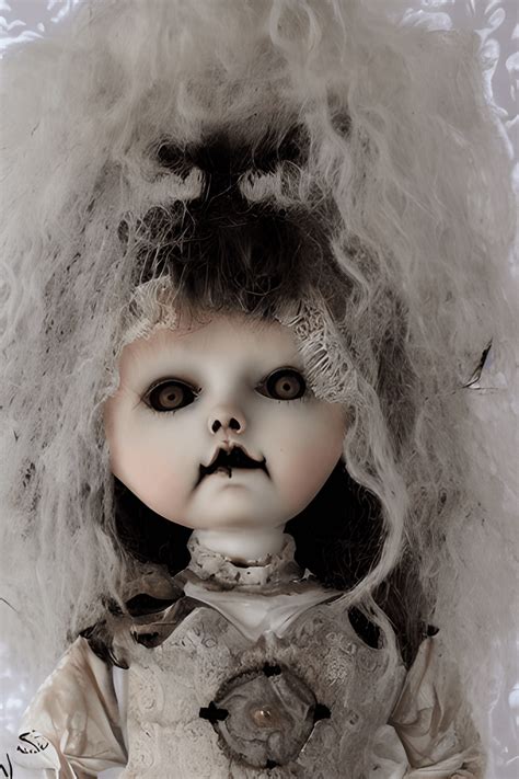 Creepy Spooky Porcelain Doll Runway Ml Blythe Dolls 30mm Glowing