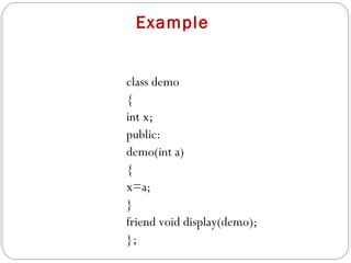 Friend Function C Ppt