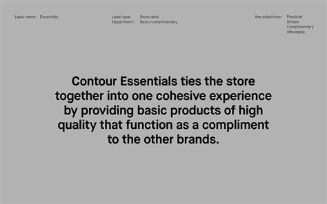 Contour On Behance