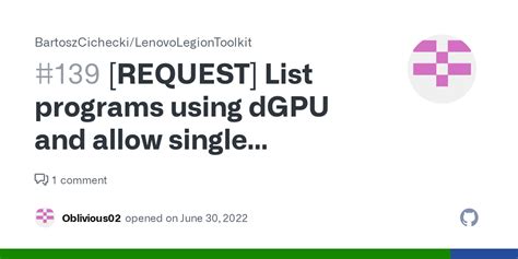 [request] list programs using dgpu and allow single program kill