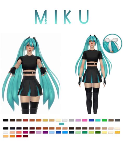 Sims 4 Maxis Match Anime Cc The Ultimate Collection All Sims Cc