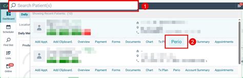 View Statistics In Perio Chart Carestack