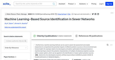 Machine Learningbased Source Identification In Sewer Networks