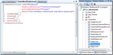 code on time creating custom action handlers in data aquarium